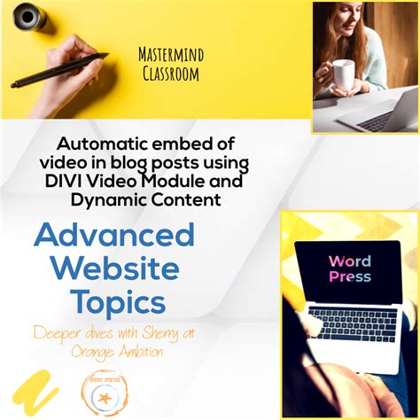 adding dynamic content capabilities to the divi video module orange