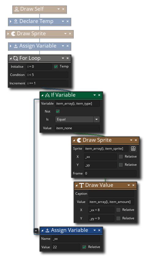 how to make an inventory system with gml visual gamemaker