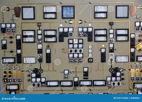 Analog Control Room Switch Panels Stock Image Image Of Switches