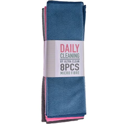 Тряпка для уборки Koopman из микрофибры, 30х30см 8шт - Omarket.kz