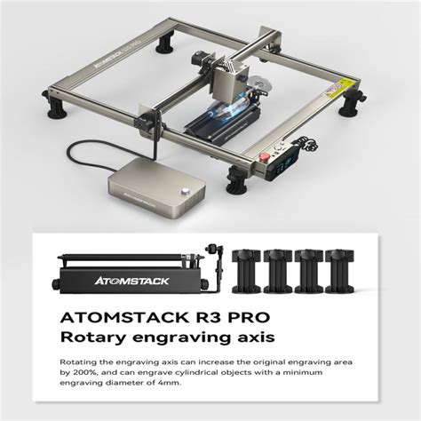 Atomstack S Pro W Lasergravur Schneidsatz R Pro Rotationswalze
