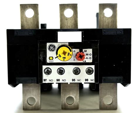 General Electric Rt3f 3 Pole 140 190a 600v Overload Block Used