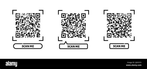 Scannez Moi La Conception Du Code Qr Code Qr Pour Le Paiement