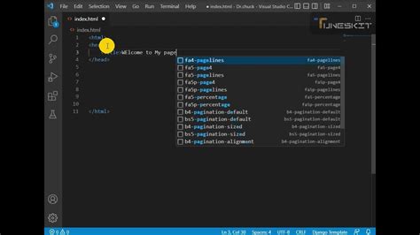 How To Make Html File In Vs Code And Basic Tags Youtube