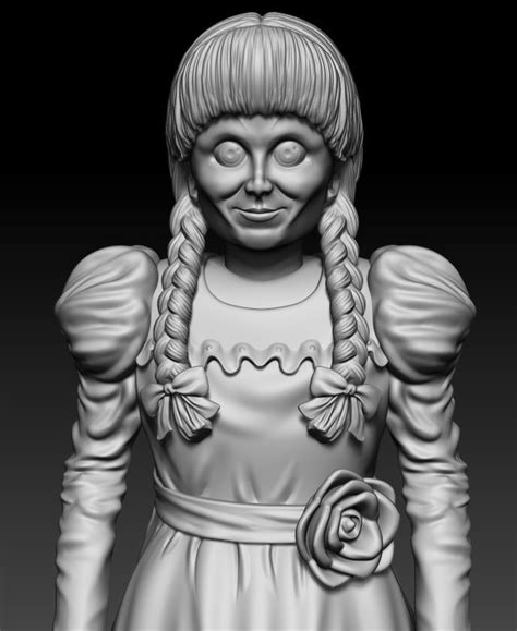🗿 Annabelle・ Stl File For ・cults