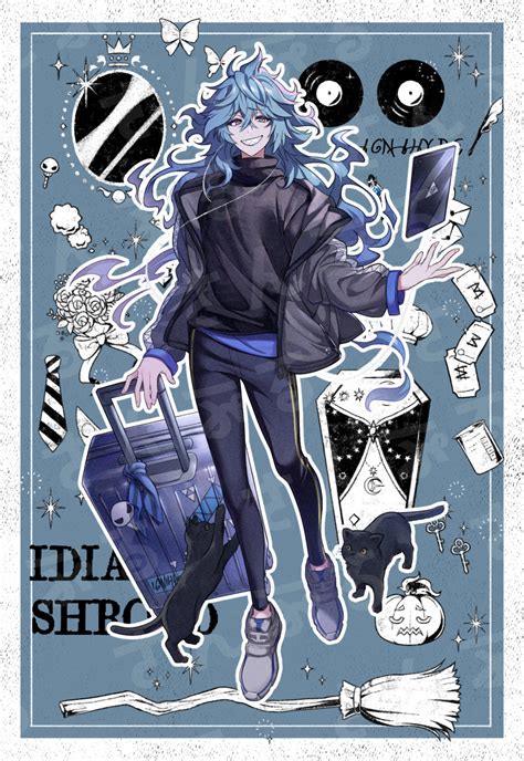 Tuze111 Idia Shroud Twisted Wonderland Bad Id Bad Pixiv Id Commentary Request Highres