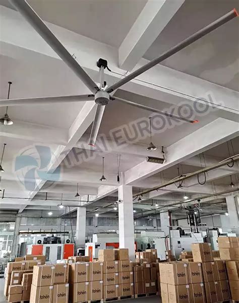 พัดลมยักษ์ Pmsm Hvls ใบพัดขนาด 6 1 เมตรรุ่น Ep610 พัดลมอุตสาหกรรม พัดลมไอเย็น พัดลมยักษ์ พัดลม