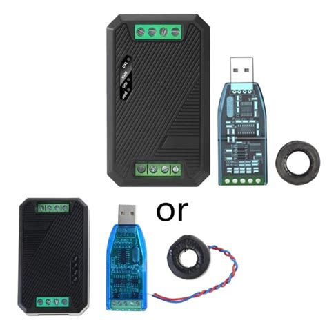 Current Voltage Power Meter Electric Energy Ammeter Rs485 Modbus Monitor 100 20a £15 40
