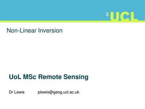 Ppt Non Linear Inversion Powerpoint Presentation Free Download Id