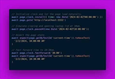 Nikolay Advolodkin On Linkedin Playwright V145 Is Here Clock Api