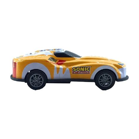 Mini Carrinho Sonic Pull Back Tails Candide