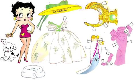 Miss Missy Paper Dolls Betty Bobbs And Betty Boop