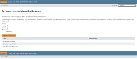 The Package Infojava File Baeldung