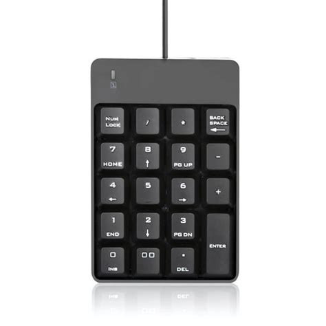 GetUSCart Wired Number Pad USB Numeric Keypad Key Number Keypad Keyboard For Laptop PC