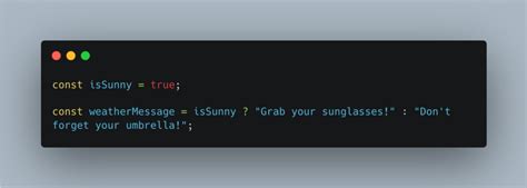 how to use ternary operators in javascript fatos morina