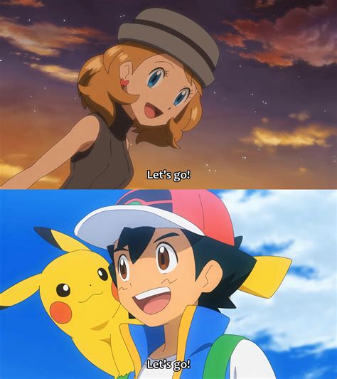 Pokemon Ash X Serena