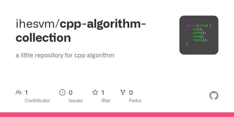 Hesam Mostafavi On Linkedin Github Ihesvmcpp Algorithm Collection