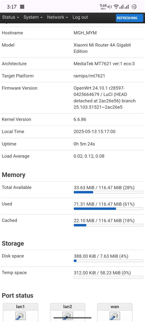 Opkg Update Error On Network And Wireless Configuration