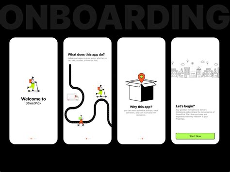 Delivery App Onboarding Design By Sara Haghshenas On Dribbble