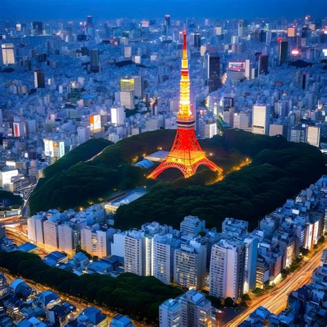 Premium Ai Image Tokyo Tower