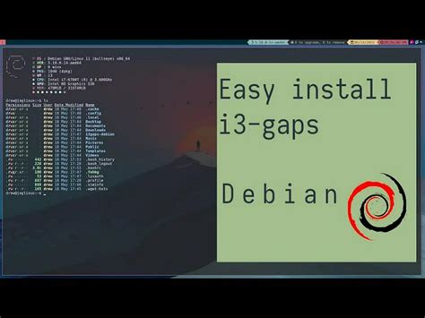 I3 Gaps Installation Using Shell Script On Debian Bullseye Minimal