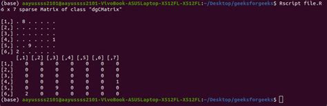 How To Convert Sparse Matrix To Dense Matrix In R Geeksforgeeks