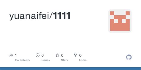 Github Yuanaifei1111