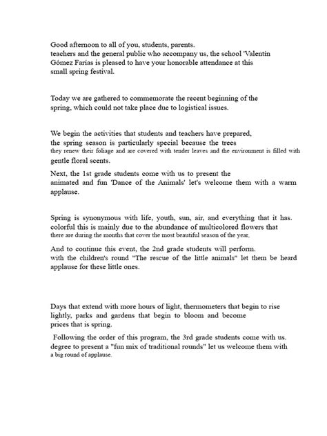 March Assembly Program Pdf