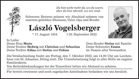 Traueranzeige Familienanzeigen Todesanzeigen Idowa Markt