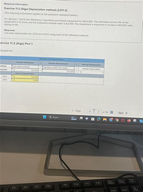 Solved Required InformationExercise 11 2 Algo Chegg Com