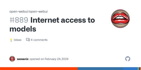 Internet Access To Models Open Webui Open Webui Discussion 889