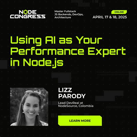 Node Congress On Linkedin Struggling To Track Performance Issues In Your Nodejs Apps Join Lizz