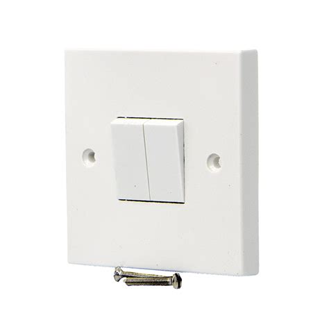 Veto Switch 10a 2 Gang 1 Way Buy Online At Best Price In Uae