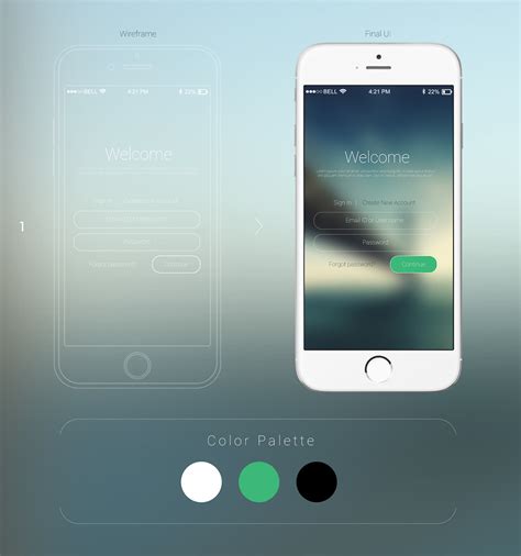 Mobile Login UI Design Options Behance Mobile Login UI Design Options Behance