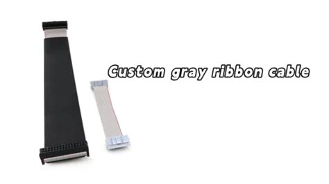 Jtag Isp Gray Flat Ribbon Data Custom Cable Cable Assembly And Data Cable