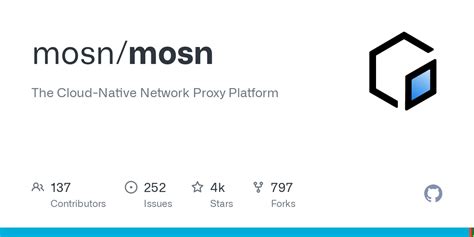 Github Mosnmosn The Cloud Native Network Proxy Platform