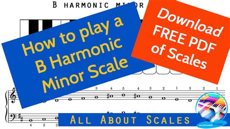 How To Play A B Harmonic Minor Scale