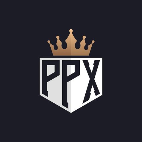 Premium Vector Luxury Ppx Logo With Crown Elegant Initials Ppx Letter