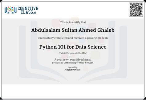 Ibm Py0101en Certificate Cognitive Class