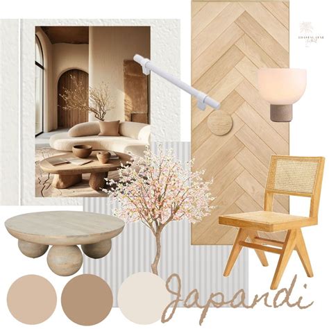 Japandi Interior Design Mood Board