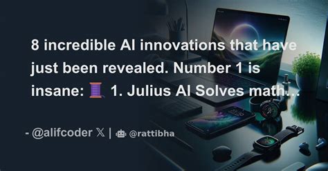 8 Incredible Ai Innovations That Have Just Been Revealed Number 1 Is Insane 🧵 Thread From