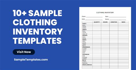 Clothing Inventory Template Home Inventory List Template For Excel