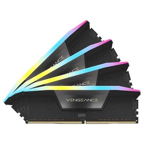 Memória Ddr5 Corsair Vengeance Rgb 64gb 4x16gb 5600mhz Preto