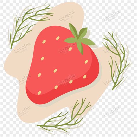 귀여운 딸기 과일 그림 Png 일러스트 무료 다운로드 Lovepik