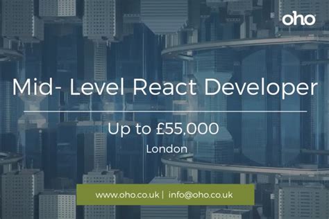 Oho Group Ltd On Linkedin React Reactdeveloper Frontenddeveloper Frontend