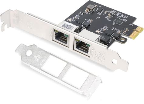 2 5gbase T Pcie Nic With Realtek Rtl8125 Chip Dual Rj45 Port 2500 1000 100 Mbps