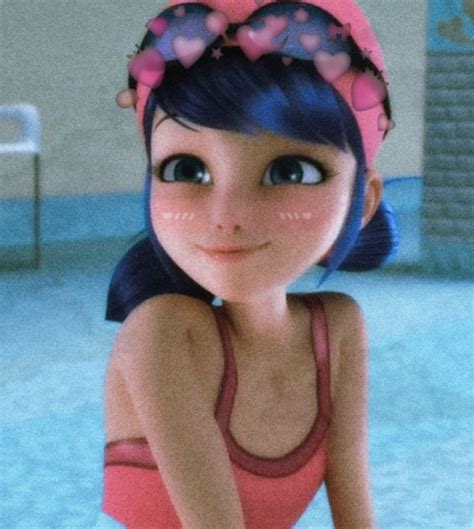 🌸🌊 Marinette In A Swimsuit Icon 🌊🌸 Marinette Disney Characters Icon