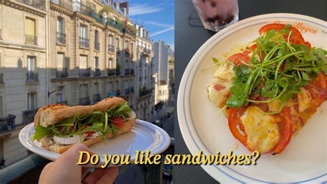 🇫🇷 프랑스 일상 Vlog 마트빵집에서 장보고 토마토 잠봉 치즈 샌드위치 만들기 🍅 논문 끝내고 먹고 쉬는 파리 집순이 L 포카치아 피자 토마토 프로슈트 염소치즈