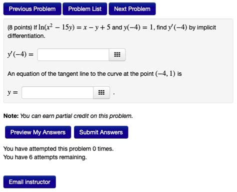 Solved Previous Problem Problem List Next Problem 8 Points