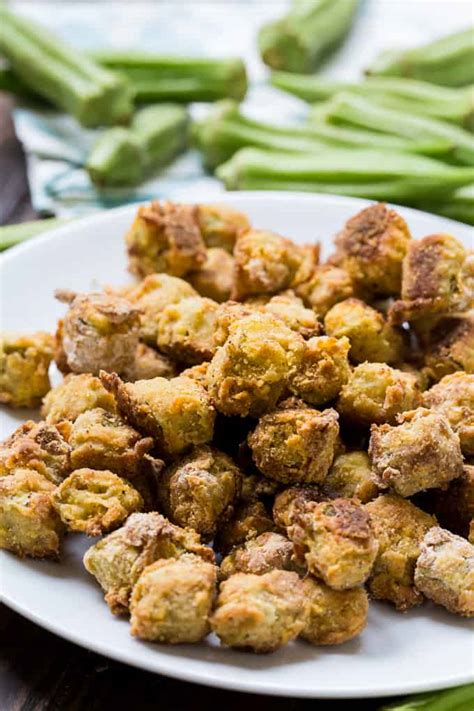 Baked Fried Okra Skinny Southern Recipes